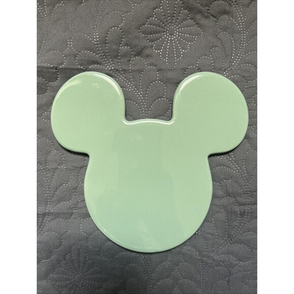 Disney | Kitchen | Vintage Mickey Mouse Shaped Trivet Hot Plate White ...
